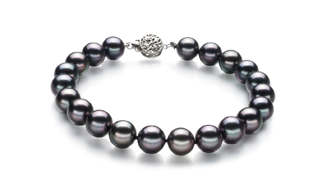 Real Black Pearl Bracelets for Sale - Buy Online at PearlsOnly.com